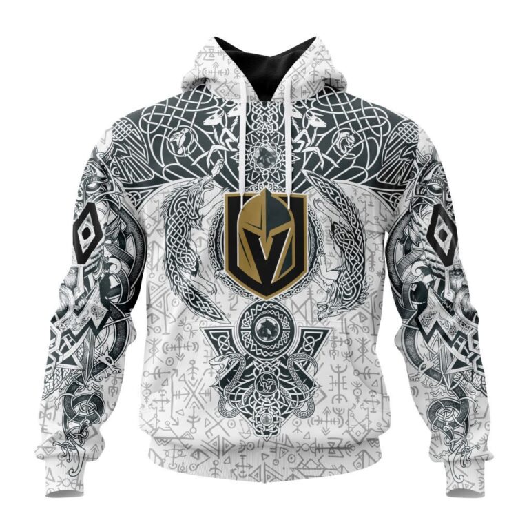 Vegas Golden Knights | Special Norse Viking Symbols - ice-hoodie