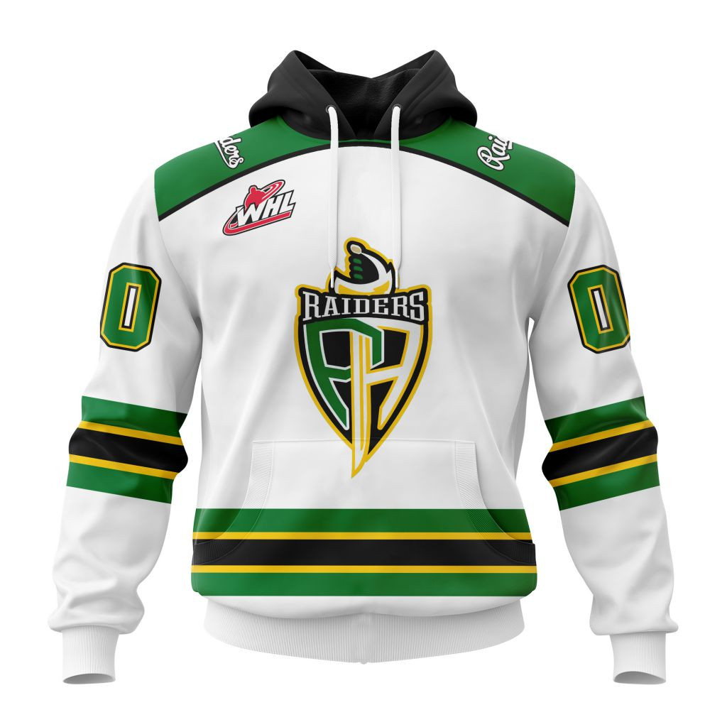 Prince Albert Raiders Personalized 2025/26 White Design - ice-hoodie