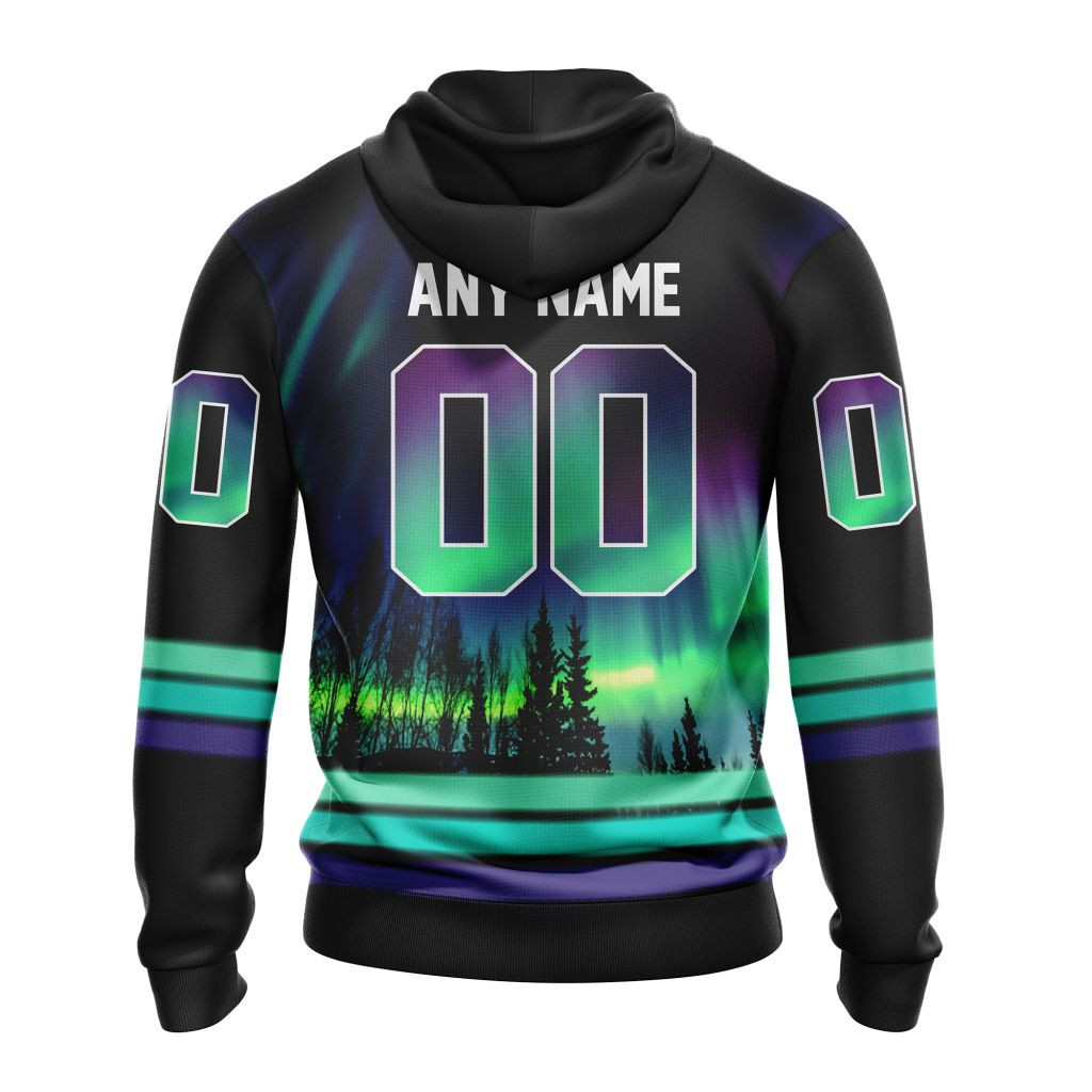 Tri-City Americans Special Design With Northern Lights - ice-hoodie